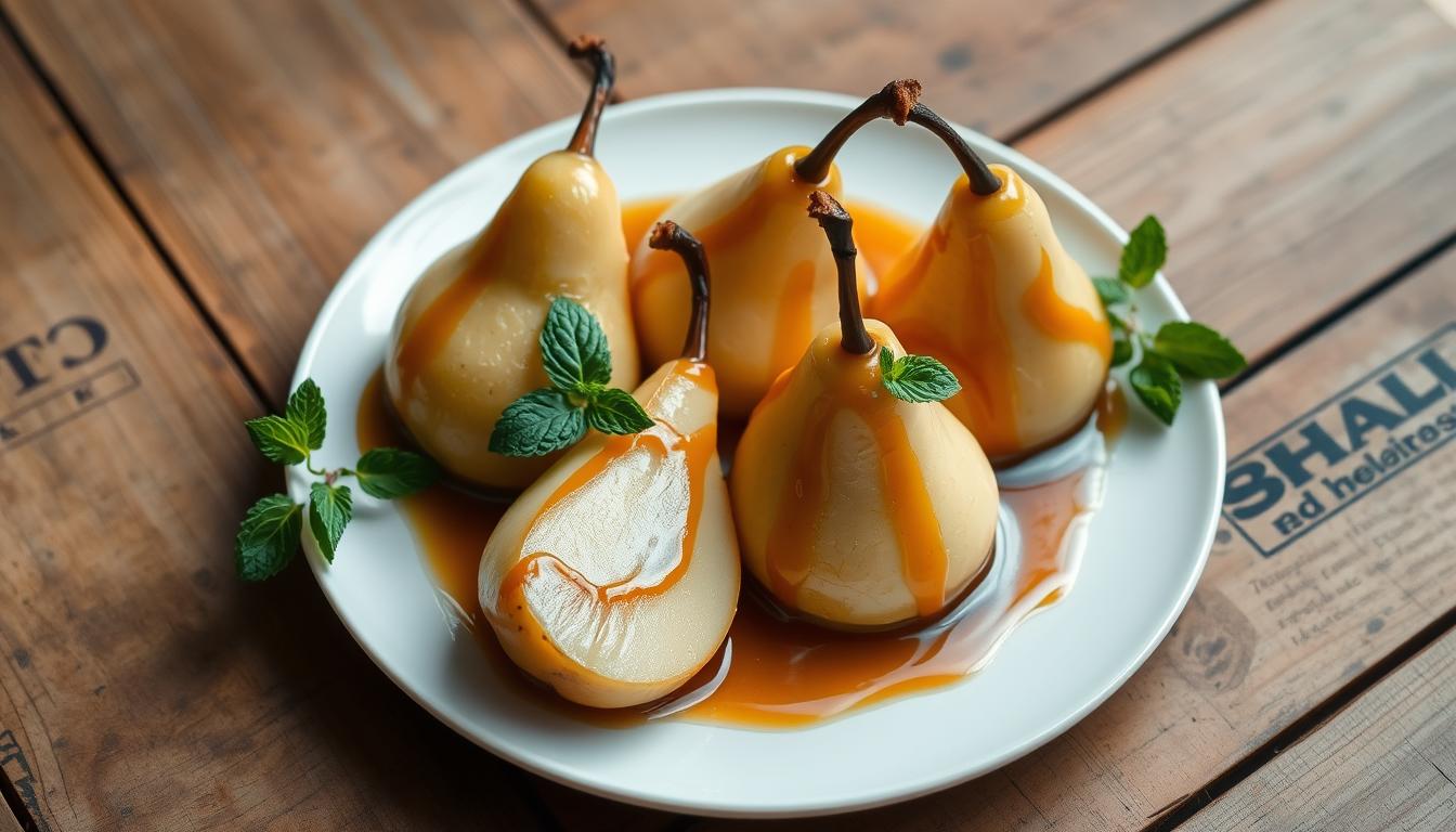 Poached Pears 100% delicious